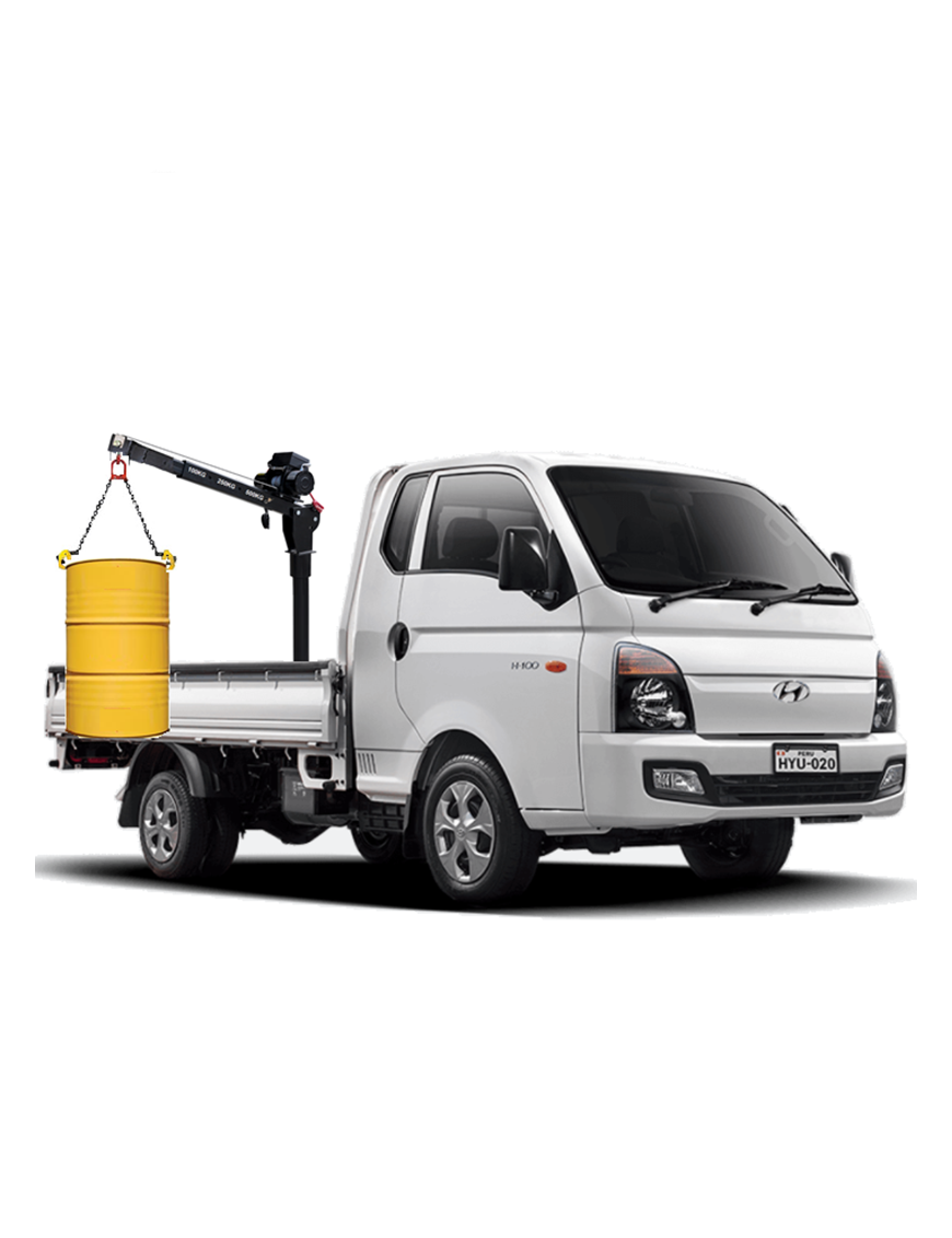 Tecle Grúa Pluma 12v Portátil Capacidad 500 Kg Levante con winche