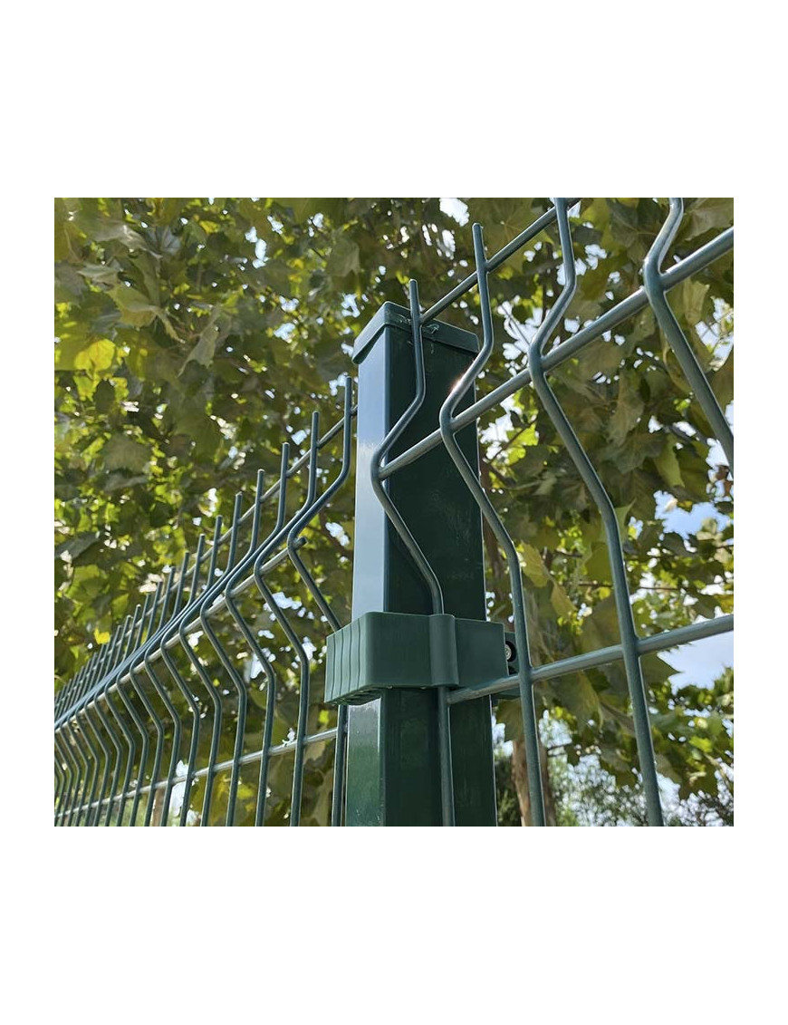 Reja Malla Acmafor 3d 1830x2500mm con Poste Verde 1900mm