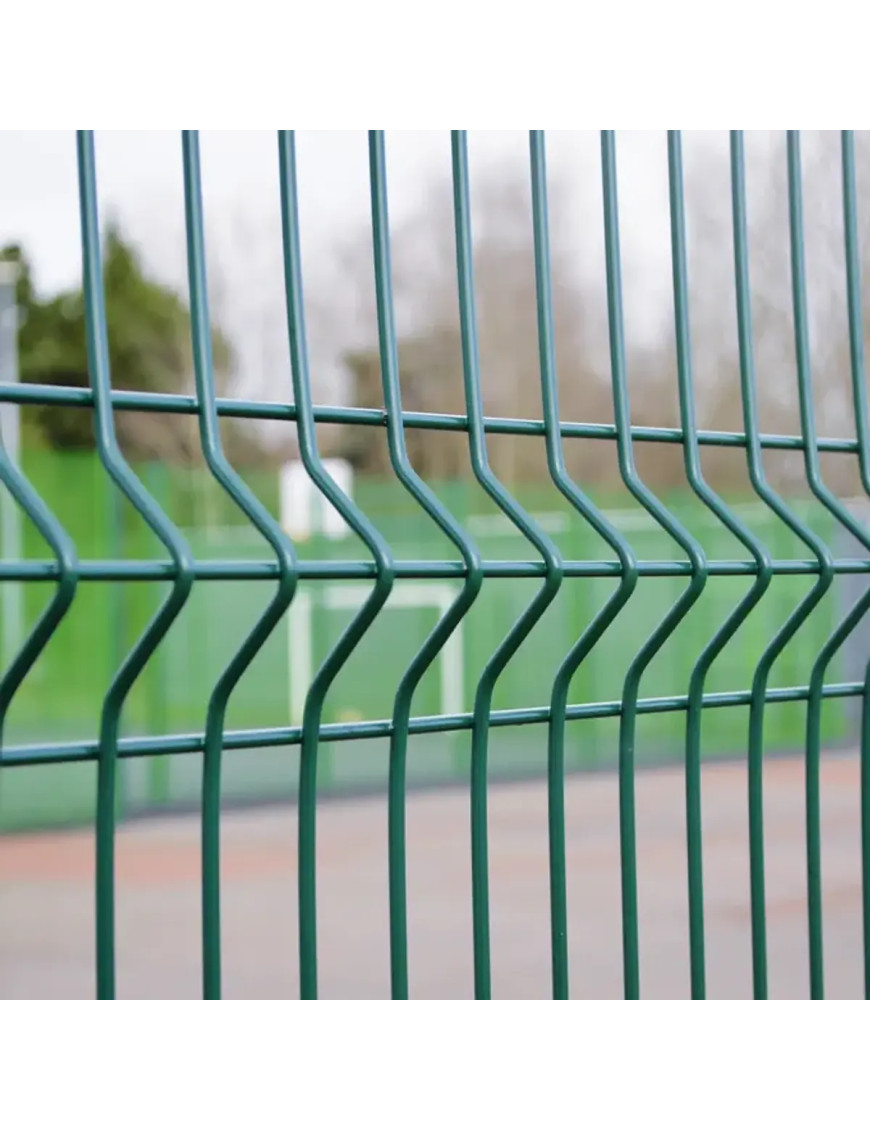 10 Kits Reja Malla Acmafor 3d 1830x2500mm con Poste Verde 1900mm