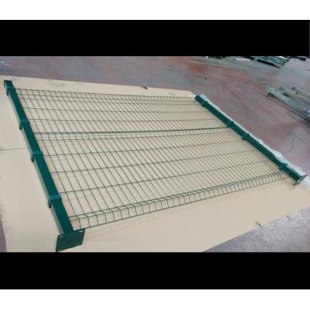 Kit Reja Malla Acmafor 3d 1830x2500mm con 2 Postes Verde 1900mm