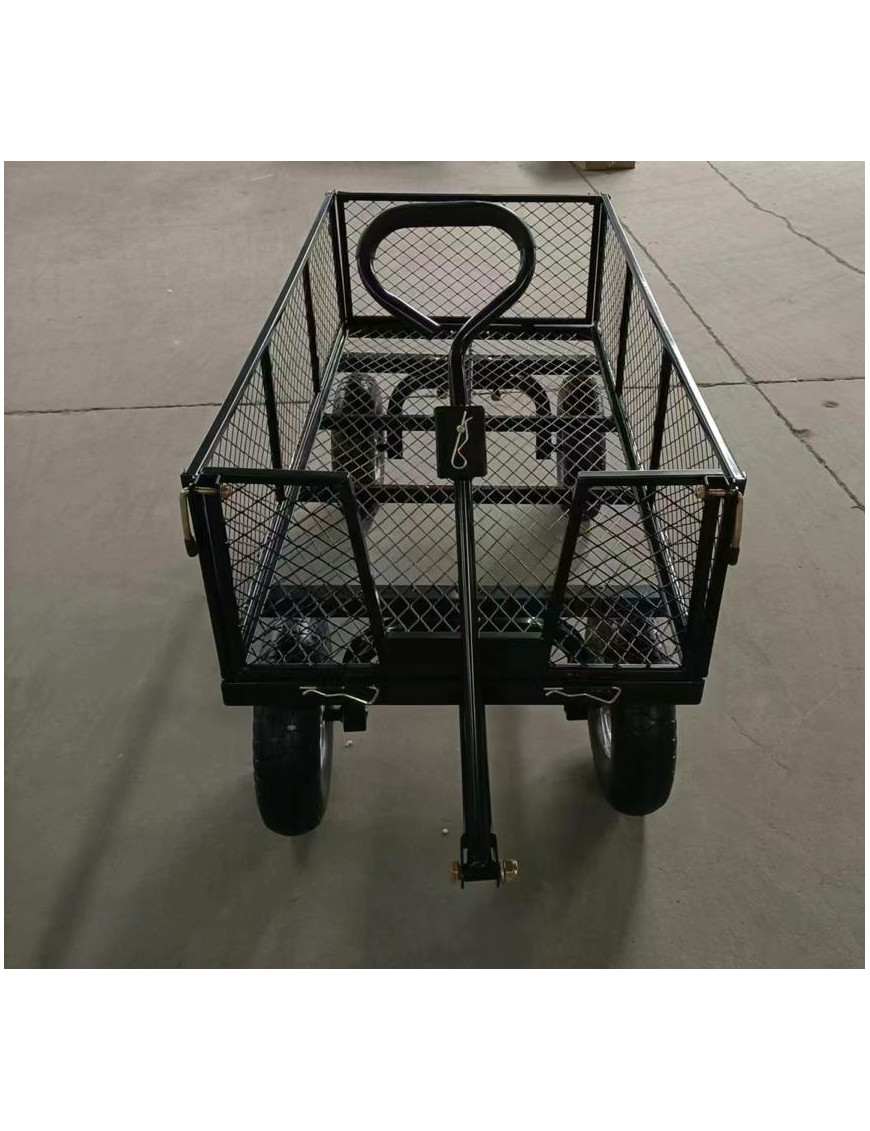 Carrito Multipropósito 4 Ruedas barandas 350 kg rueda sólida