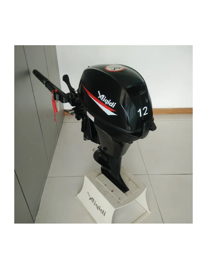 Motor fuera de borda 12HP Pata Corta 4T water cooler con estanque auxiliar de combustible
