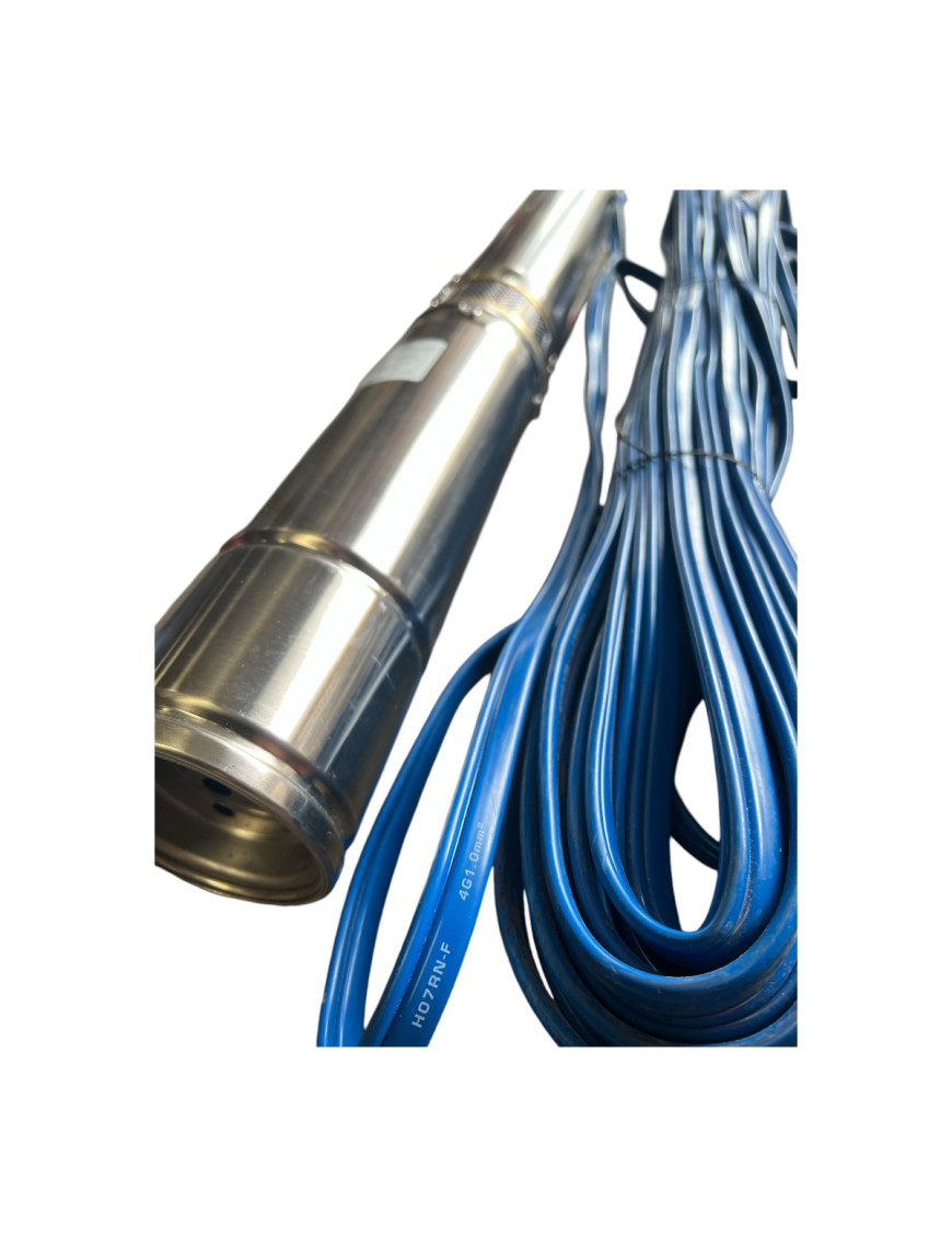 Bomba Sumergible Pozo Profundo 1HP 4 Pulgadas 1.100 watts.